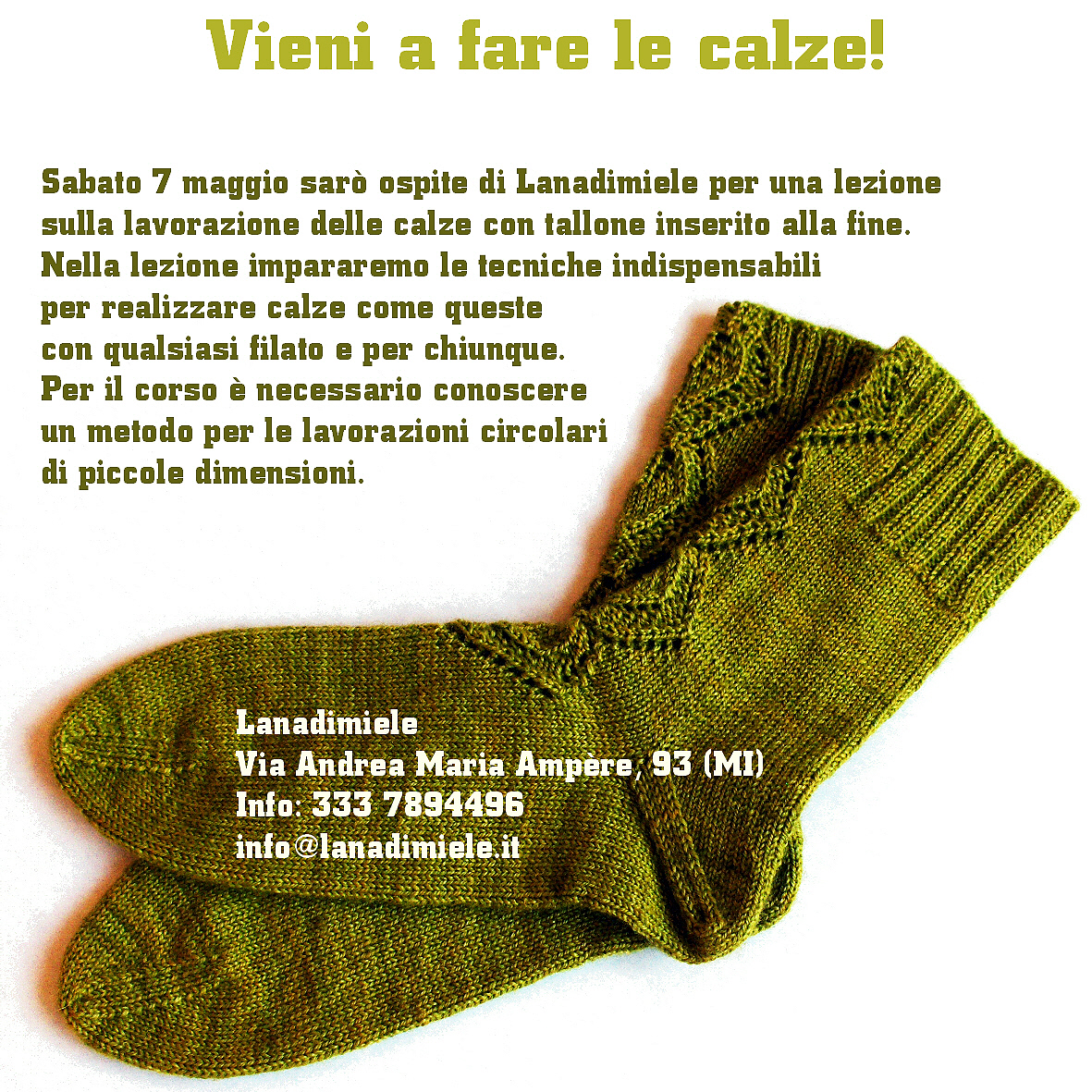 Vieni a fare le calze? (A Milano) – Ai ferri corti